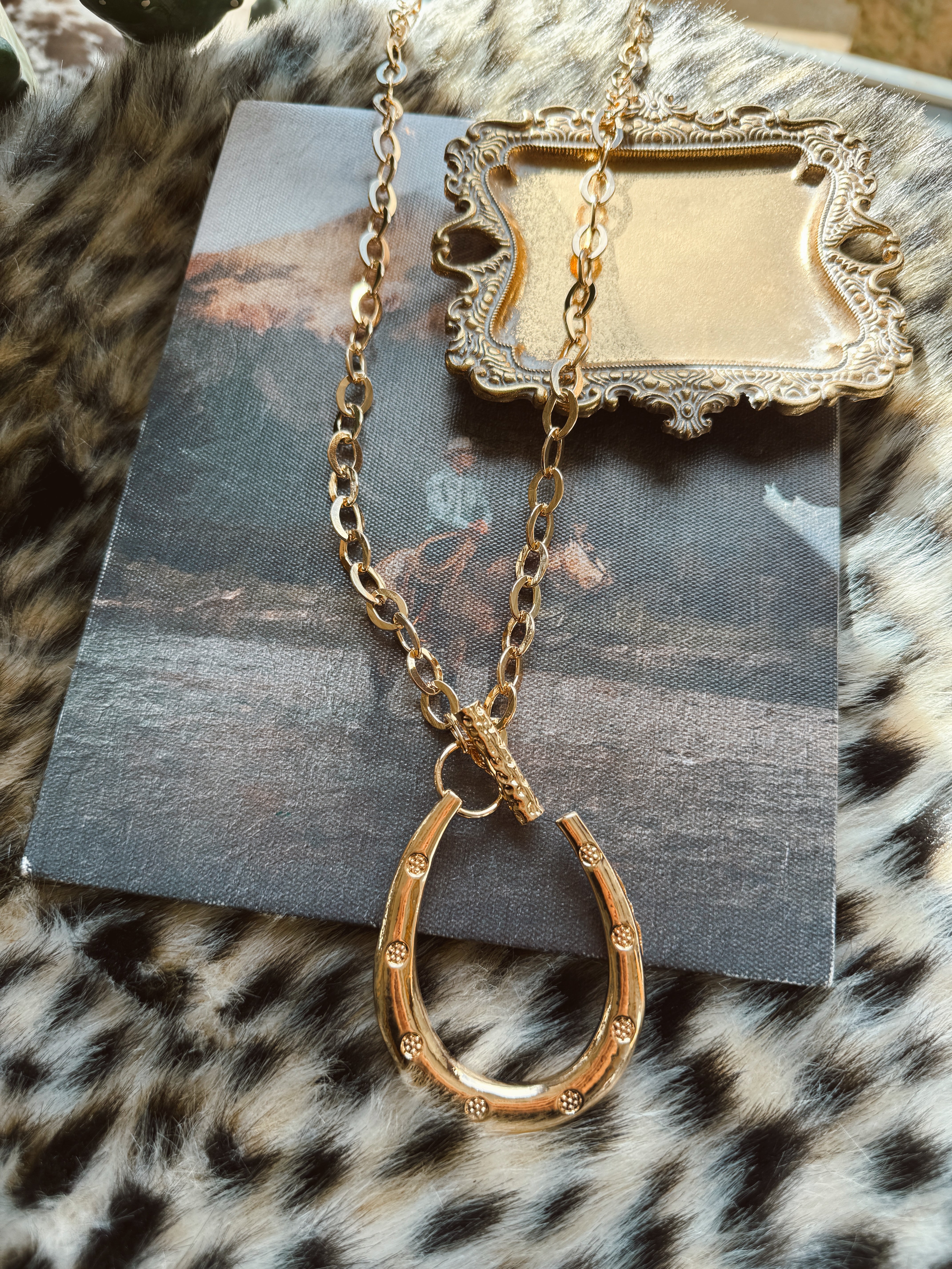 The Horseshoe Necklace ( 2 options )